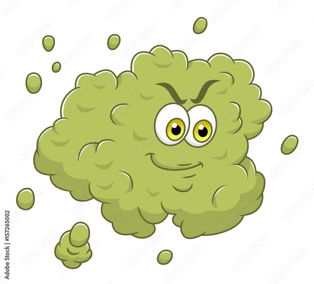 Cartoon bad smell Stock Vector | Adobe Stock