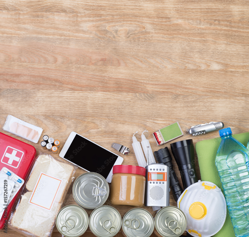 Objects useful in emergency situations such as natural disasters, top ...