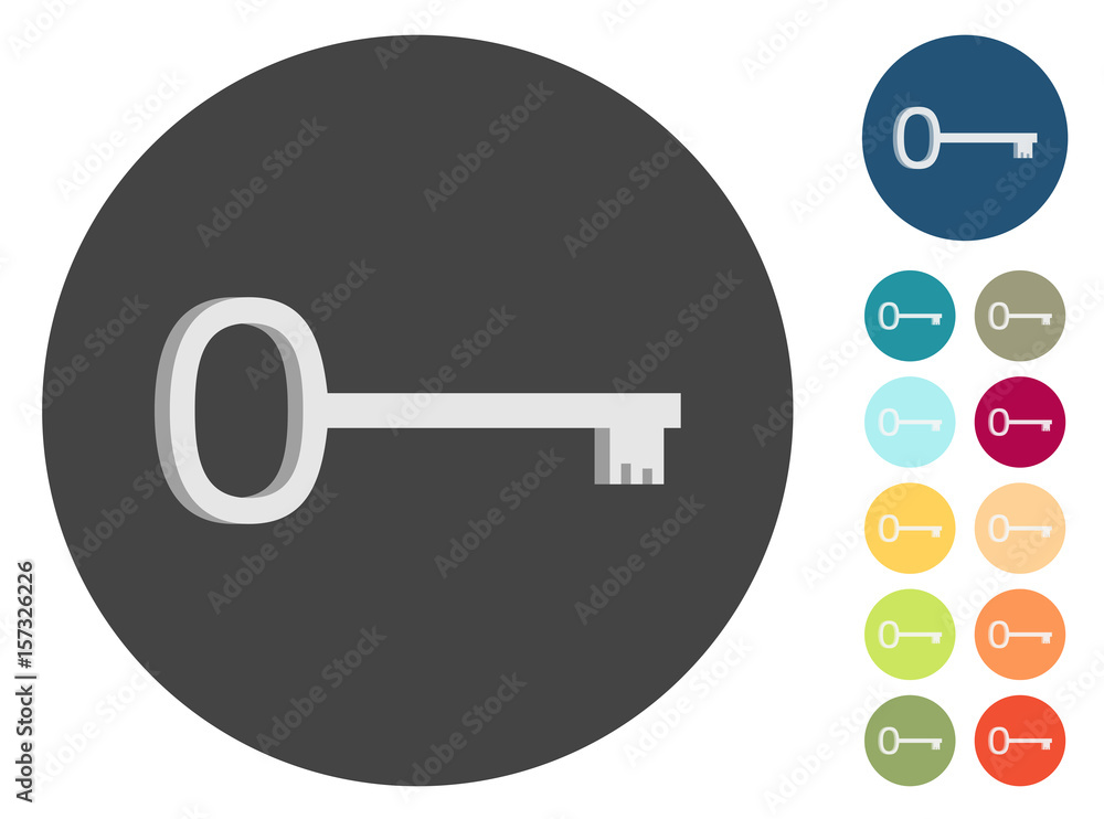 3D Icons - Schlüssel - Passwort Stock-Vektorgrafik | Adobe Stock