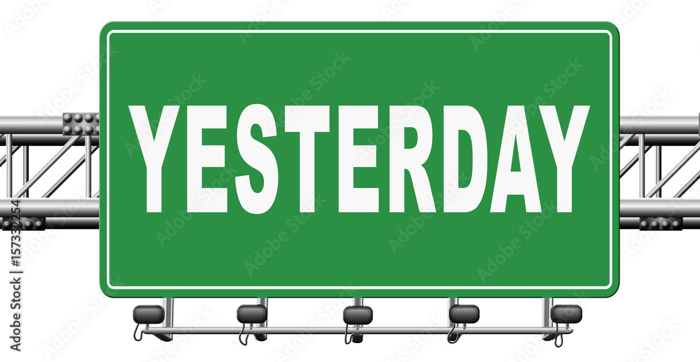 Yesterday Clipart