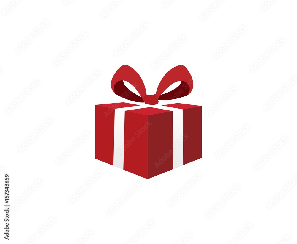 Gift logo Stock Vector | Adobe Stock