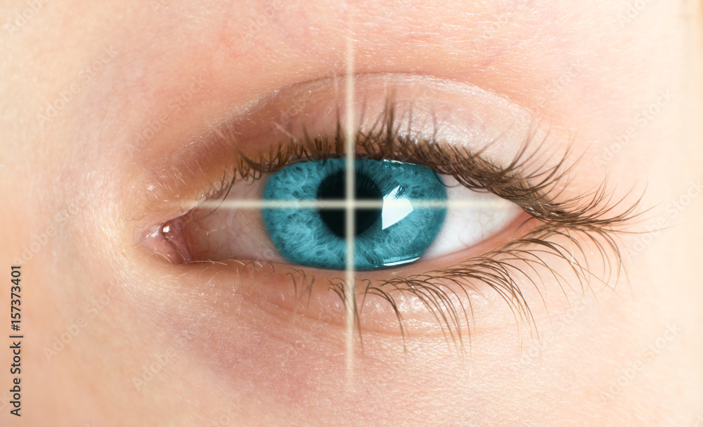 Eye laser therapy Stock Photo | Adobe Stock