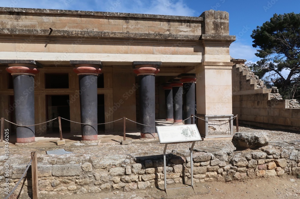 Foto de Knossos Palace, Queens Reception Area, Knossos Palace ...