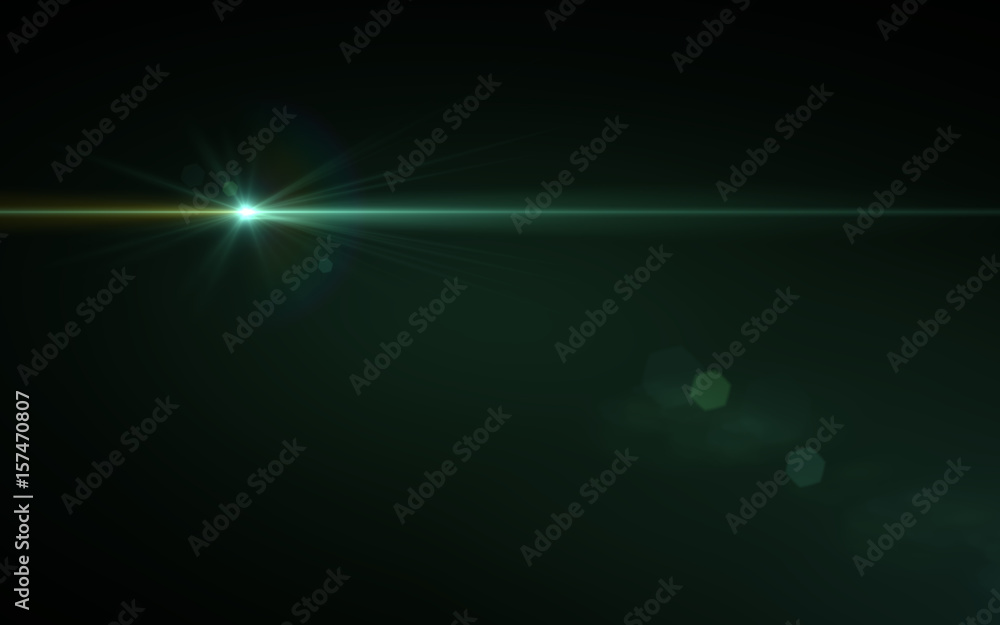 Design natural green lens flare. Rays background Stock Photo | Adobe Stock