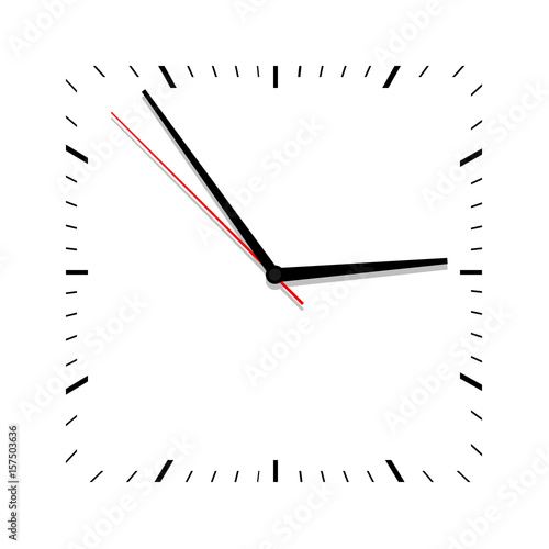 Square Clock Template