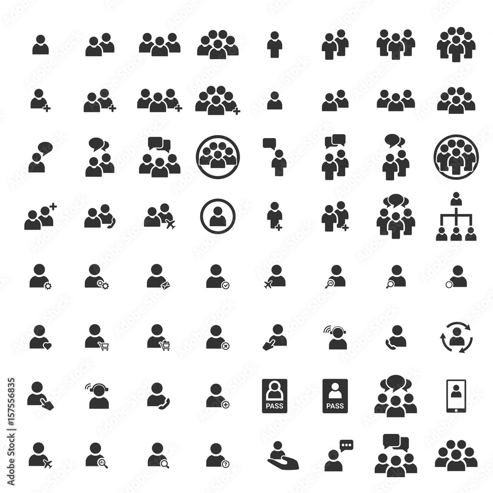 Vector People Work Icons