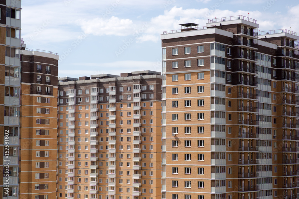 Multi-storey new house Stock Photo | Adobe Stock