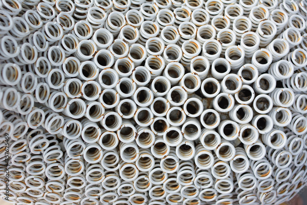 Design of Metallic Spring old to recycle for beauty background ...