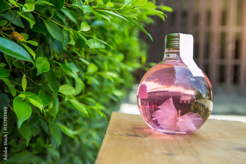Liquor Sakura, Japan Stock Photo | Adobe Stock