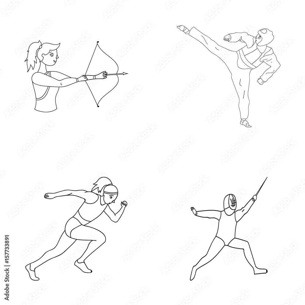 Olympic Archery Symbol