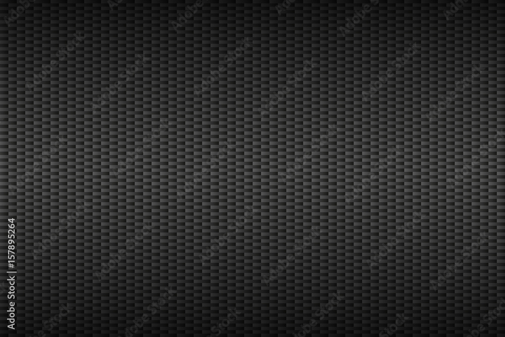 Abstract dark grey carbon background, metallic apperance, vector ...