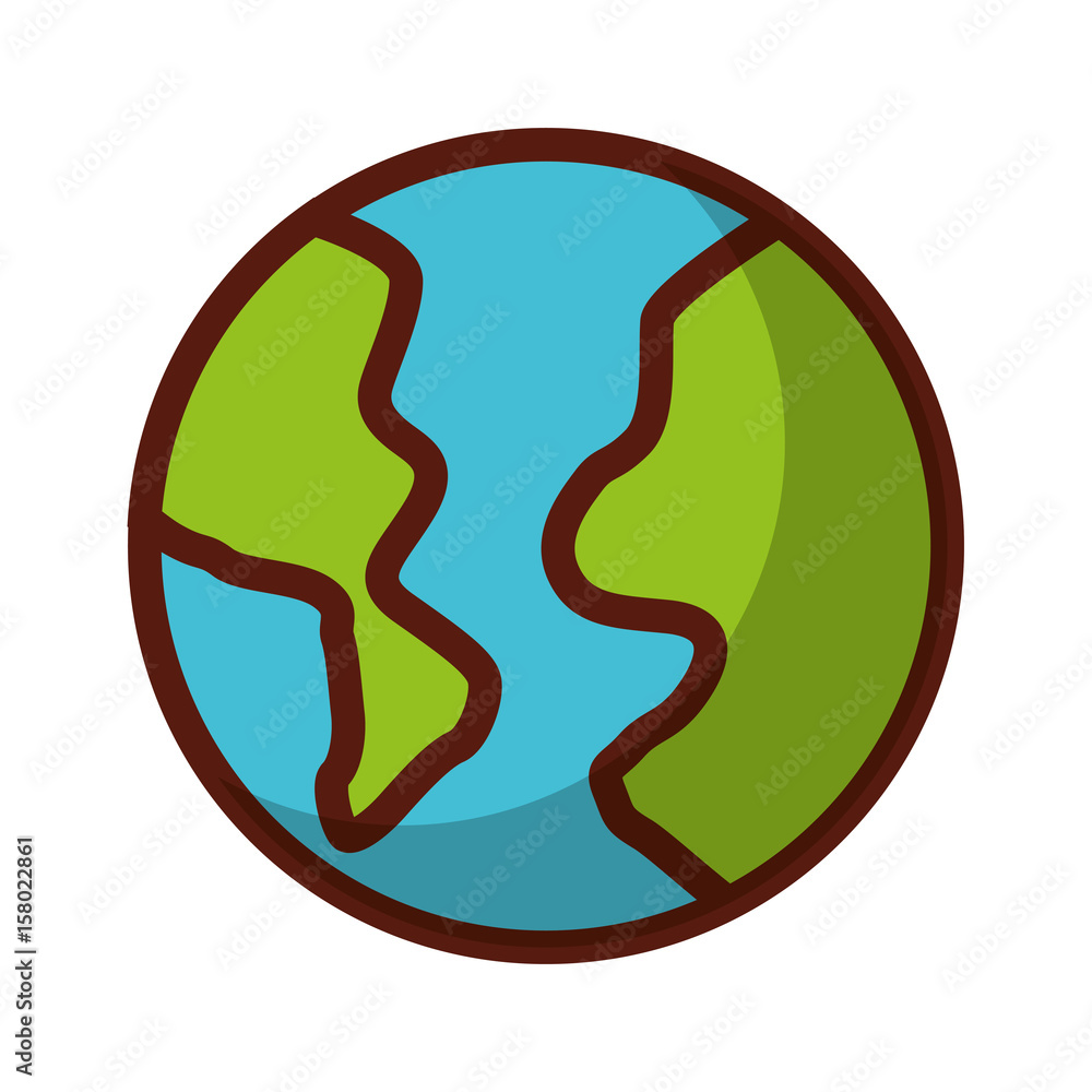 shadow world cartoon vector graphic design icon Stock Vector | Adobe Stock