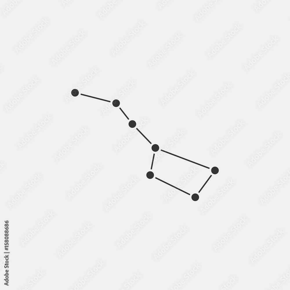 Ursa Major Constellation Drawing