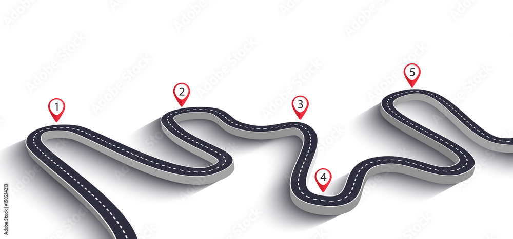 Long Winding Road Clip Art