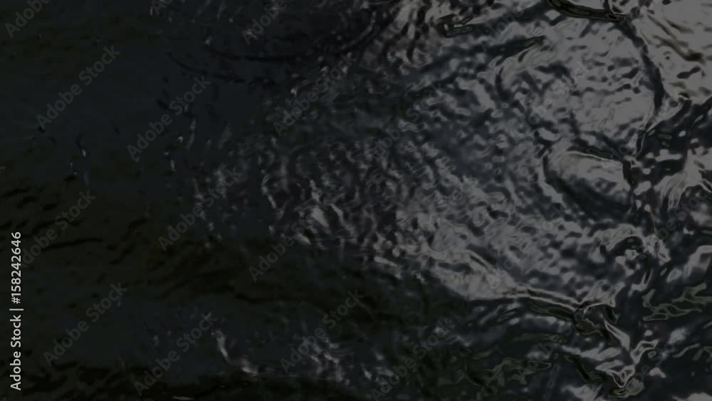 Animated barrel of crude oil falling, drooping into the container of ...