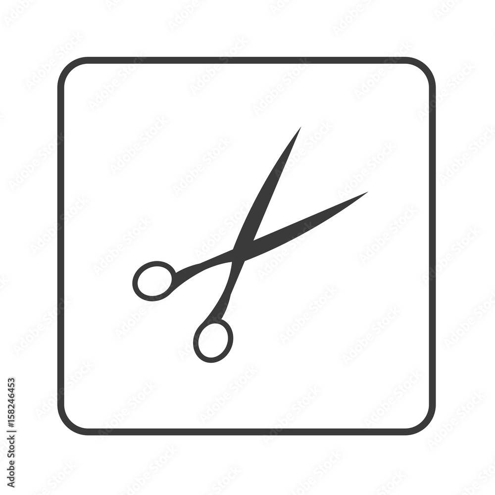 Vettoriale Stock Schere - Ausschneiden - Simple App Icon | Adobe Stock