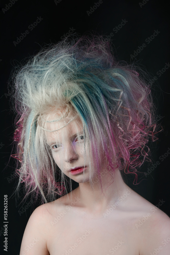 Albino Dyed Hair