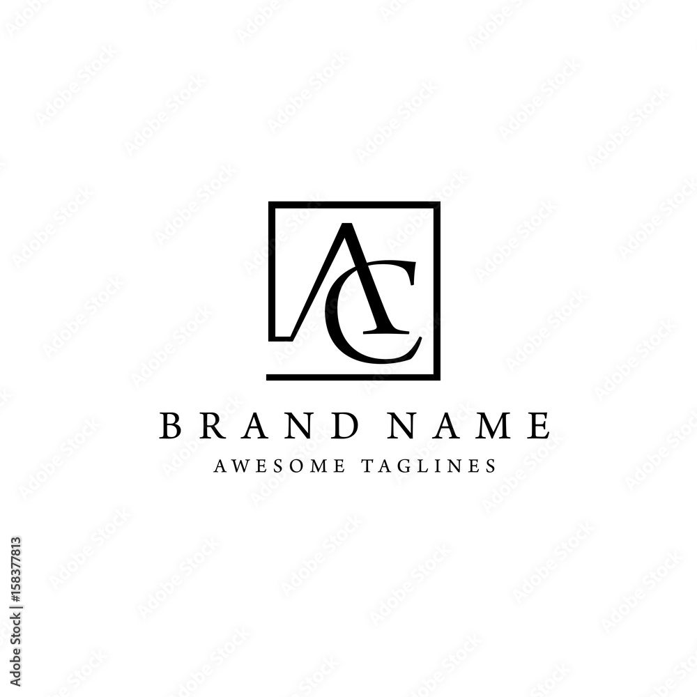 elegant and classy AC letter , Letter A&C logo vector, creative modern ...