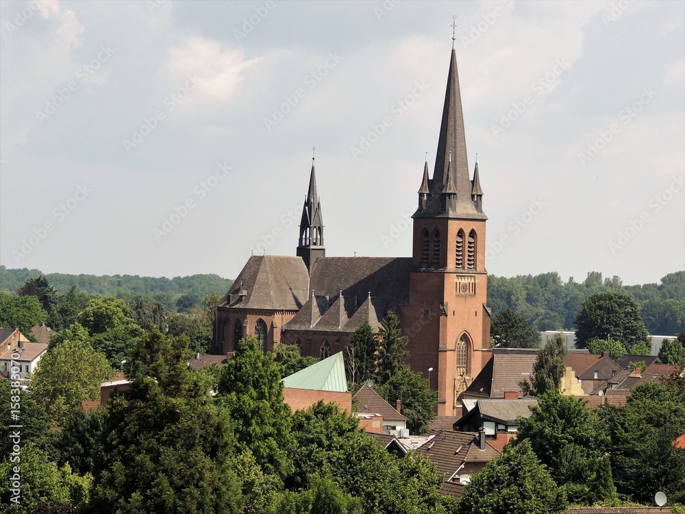 Skyline Grefrath Oedt Stock-Foto | Adobe Stock
