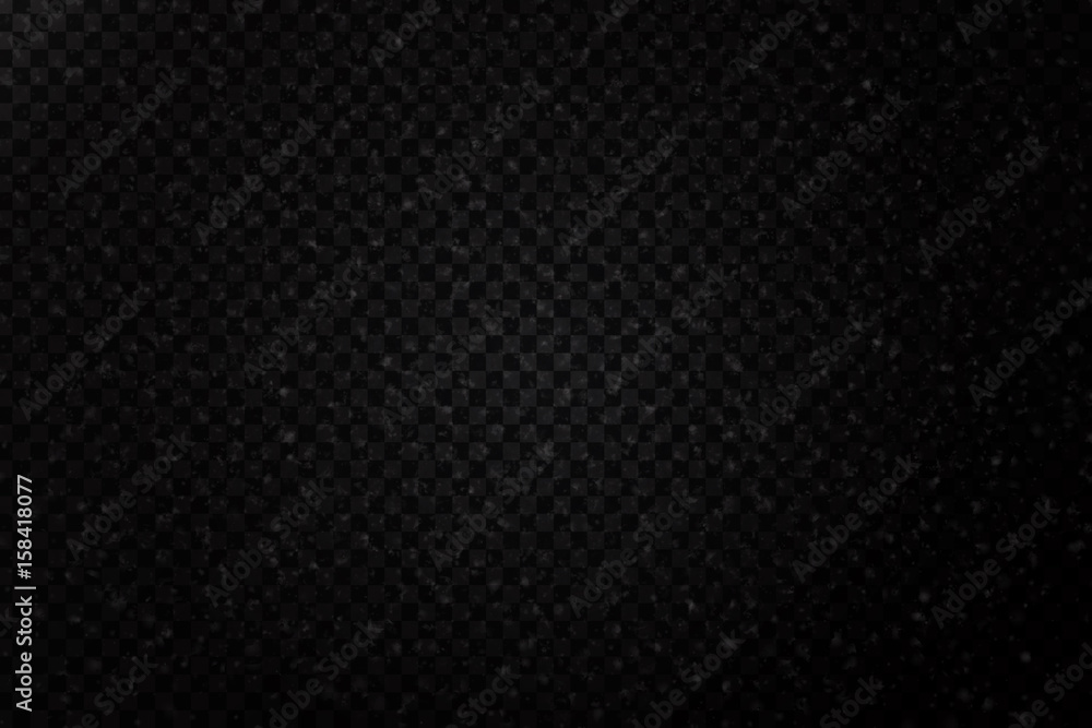 Vector realistic isolated white ashes effect on the transparent ...