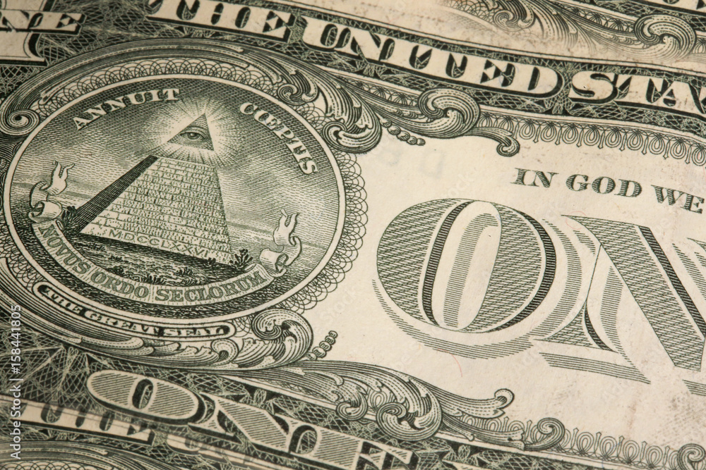 banknote one US dollar Stock Photo | Adobe Stock