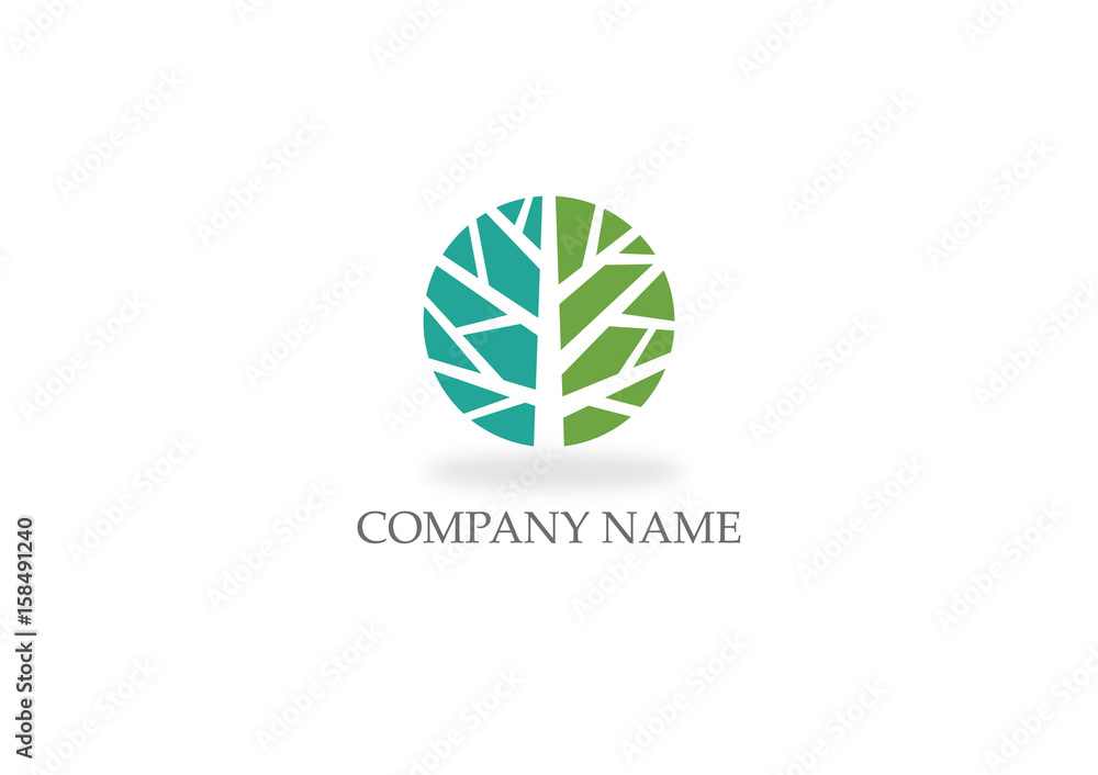 Round Tree Logo And Name