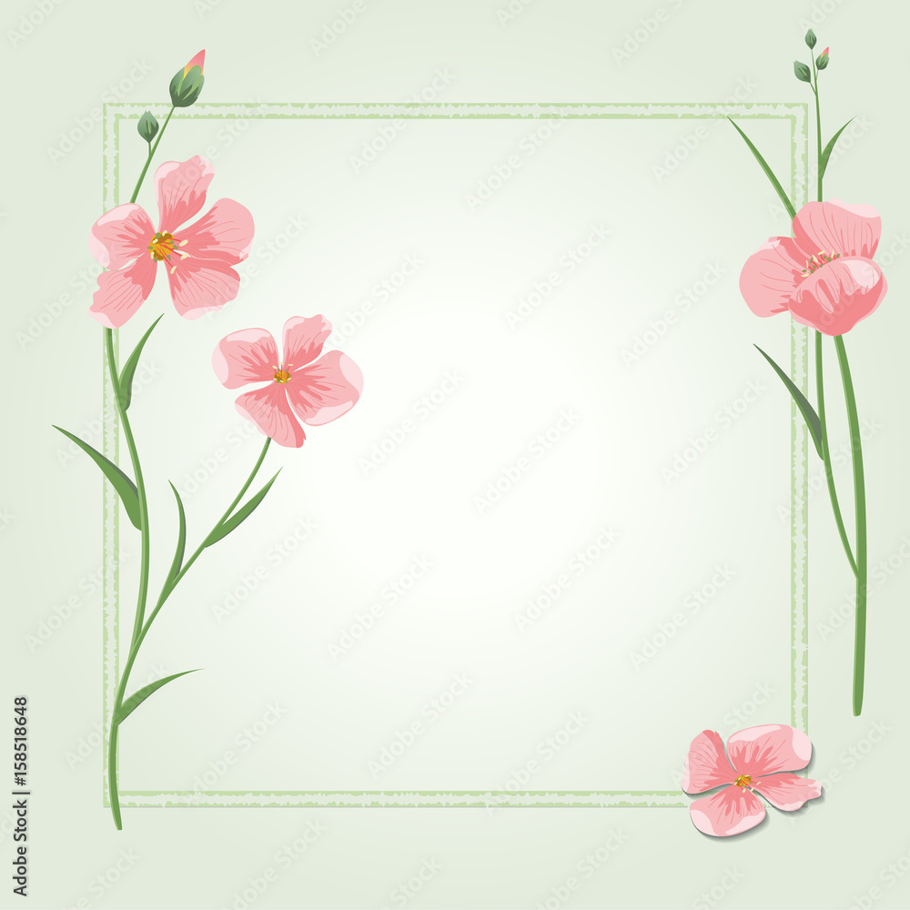 Cute Flower Powerpoint Background