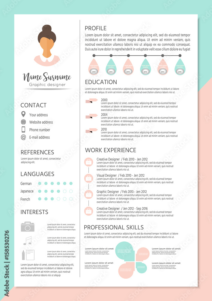 Infographic Design Resume