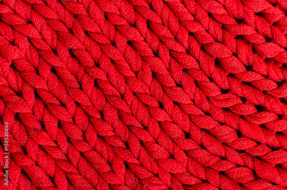 Red sweater texture Stock Photo | Adobe Stock