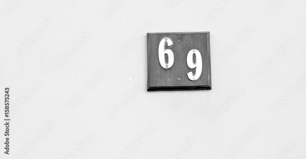 number in a wall house like texture background Stock Photo | Adobe Stock