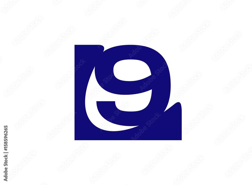 Number logo design.Number nine logo.Logo 9 vector template Stock Vector ...