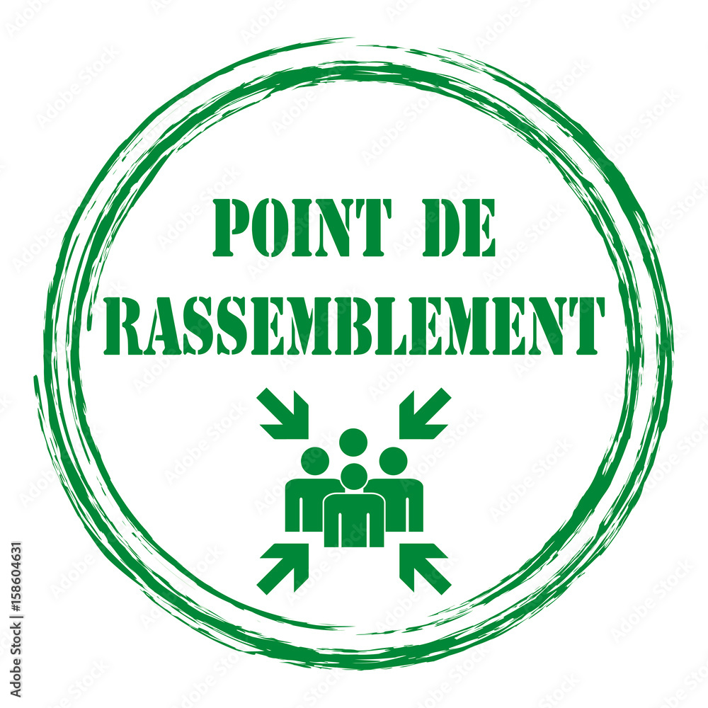 Logo point de rassemblement. Stock Vector | Adobe Stock