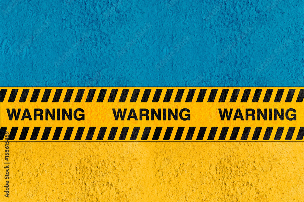Warning lines on a floor Stock Photo | Adobe Stock