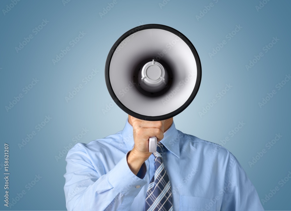 Megaphone. Stock Photo | Adobe Stock