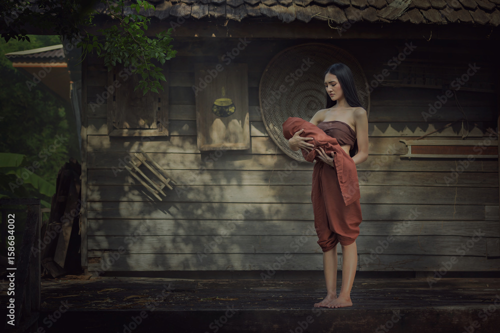 Legendary Thai ghost Mae Nak Phra Khanong,Mae Nak Phra Khanong stood ...