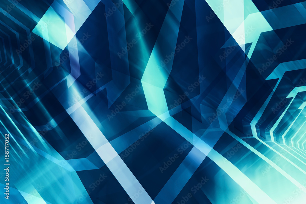 Abstract dark blue digital background, high-tech cg Stock Illustration ...