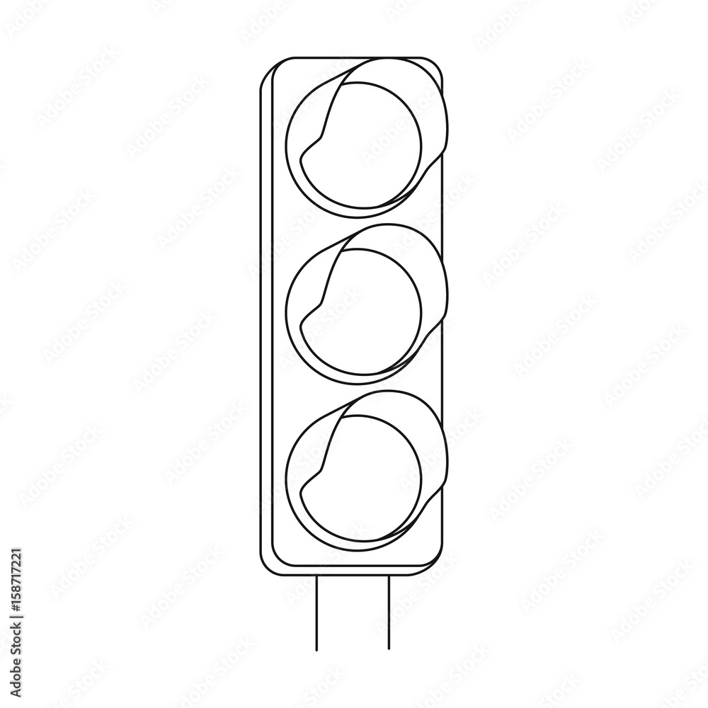 Traffic Light Outline