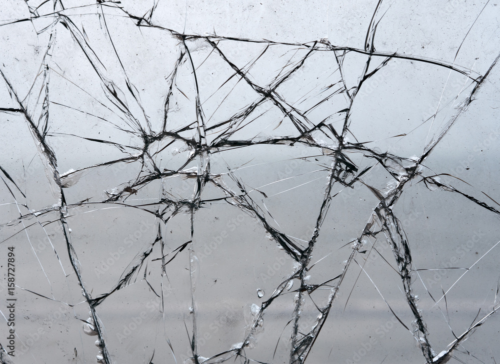 Smashed Glass Window