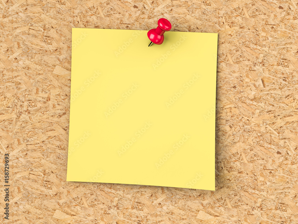 Blank post-it note Stock Illustration | Adobe Stock
