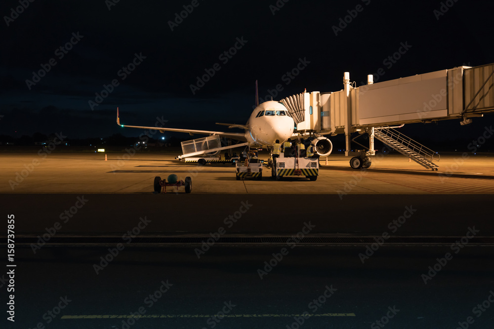 Airport Terminal At Night