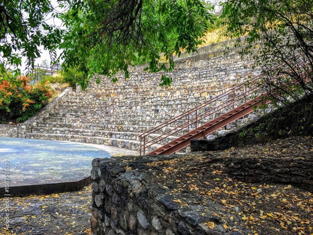 Old Scenic Amphitheater made during the New Deal from the Franklin D ...