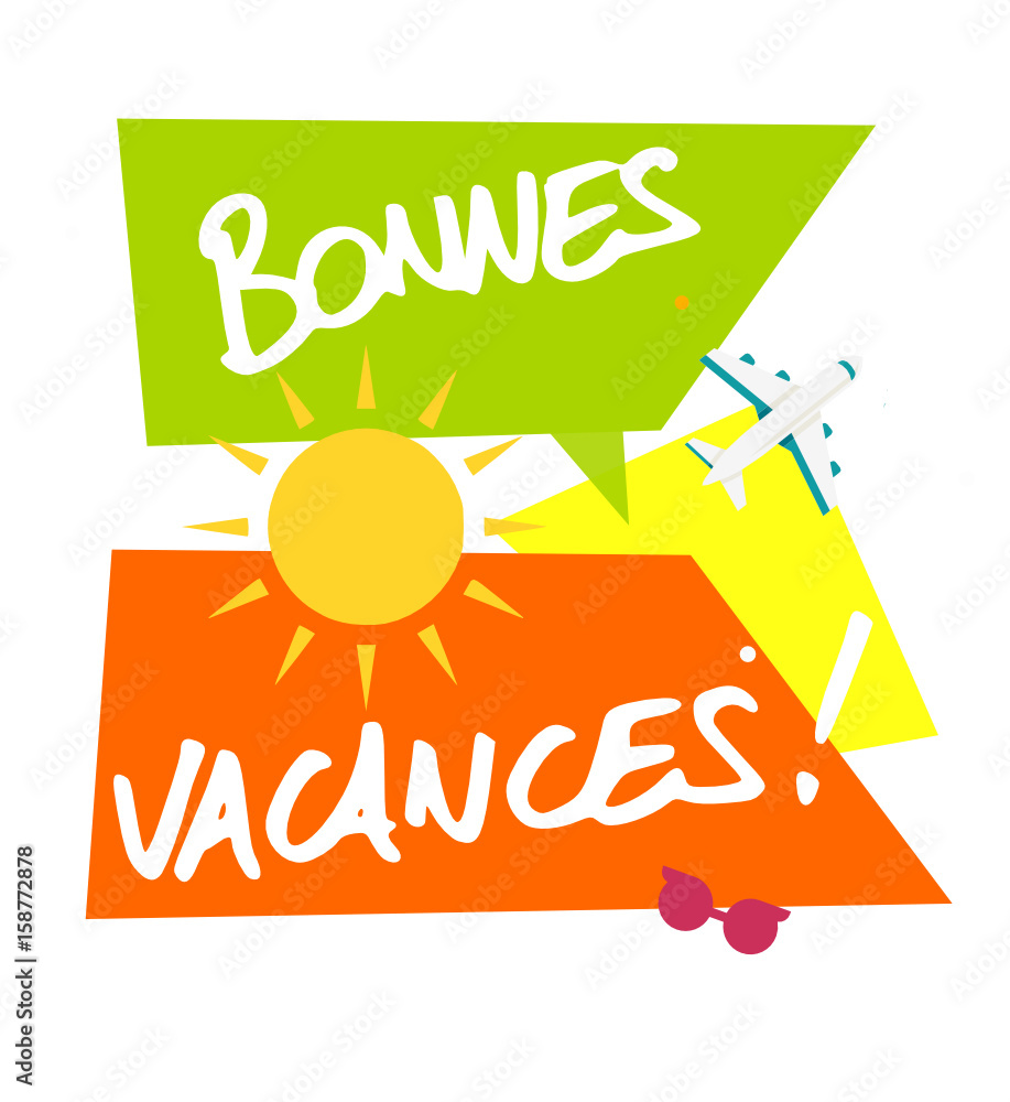 Bonnes vacances Stock Vector | Adobe Stock
