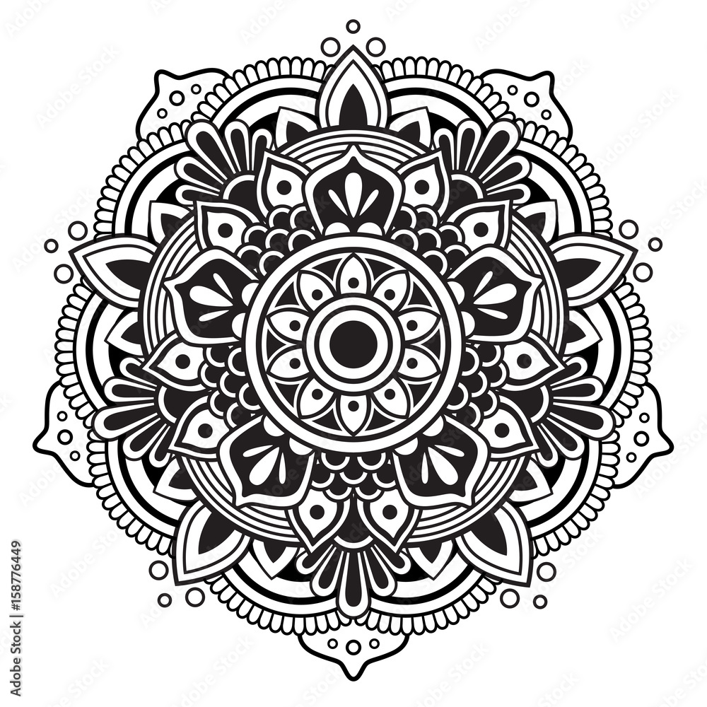Mandala Stock Vector | Adobe Stock