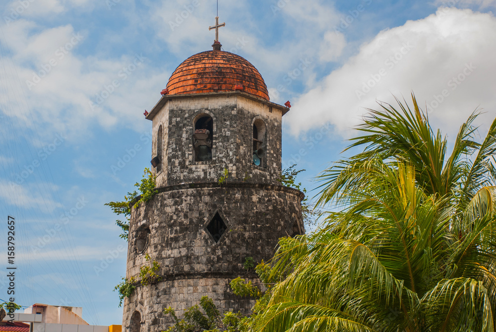 Historical Bell Tower Made of Coral Stones - Dumaguete City, Negros ...