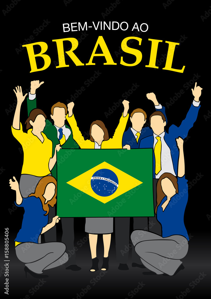Bem-vindo ao Brasil -Welcome to Brazil in Portuguese language- Group of ...