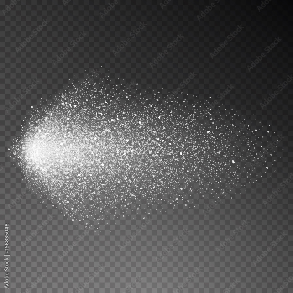 Water or liquid spray mist of atomizer isolated on transparent ...