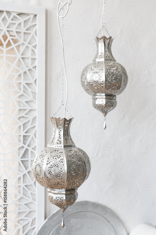 Eastern traditional lamp. Arabic style lantern Stock Photo | Adobe Stock