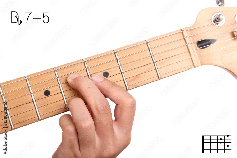 Guitar Chord Bb7