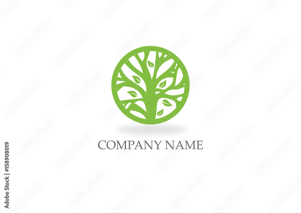 Round Tree Logo And Name