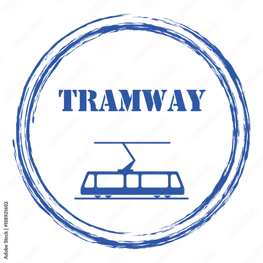 Logo tramway. Tram. Stock Vector | Adobe Stock